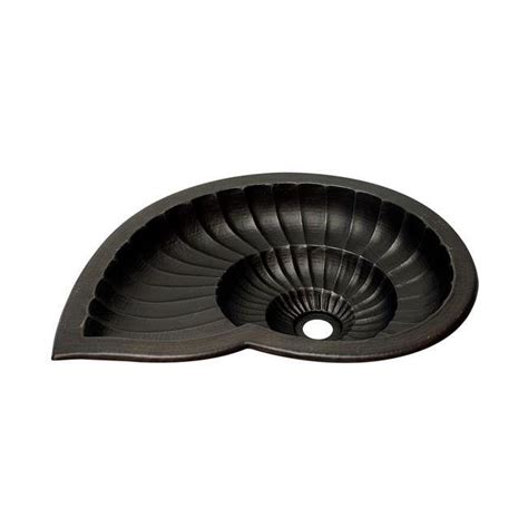 copper design cvs nt 25 br copper vessel sink bright nautilus design