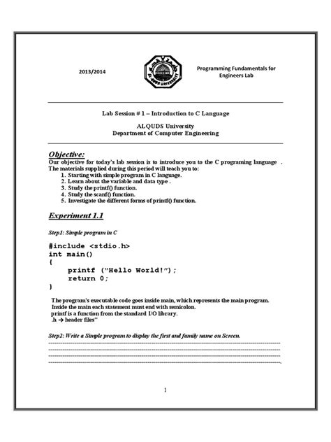 Session 1 Pdf Variable Computer Science Computer Program
