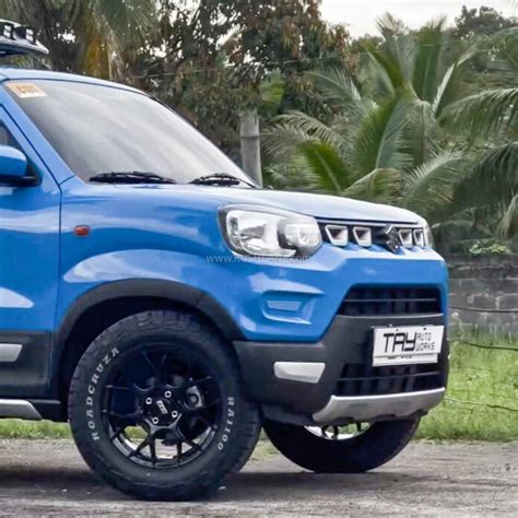 Maruti S Presso Modified Jacked Up With Larger Alloys New Throatier Exhaust