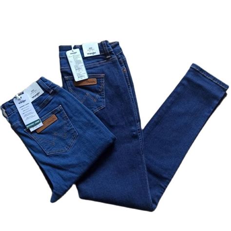 กางเกงยีนส์ผู้หญิง Wrangler รุ่น Wr22g001 02 ทรง Jess Skinny เดป เอวสูง เนื้อผ้าผสมยืดได้ผ้าิน่ม