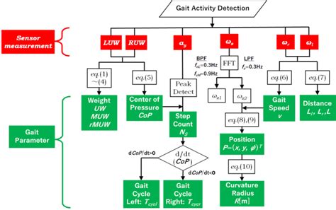 Work Flow Of The Algorithm To Detect The Activities And Calculate Gait