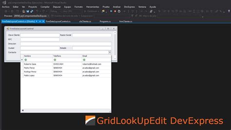 Controles Devexpress Gridlookupedit Devexpress Y C Youtube
