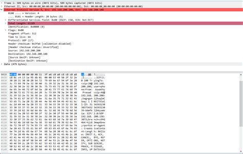 c ip packet from pcap file shows wrong length stack overflow