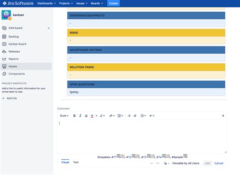 Now With Comment Templates Description Templates For Jira Server And Jira Cloud New Features