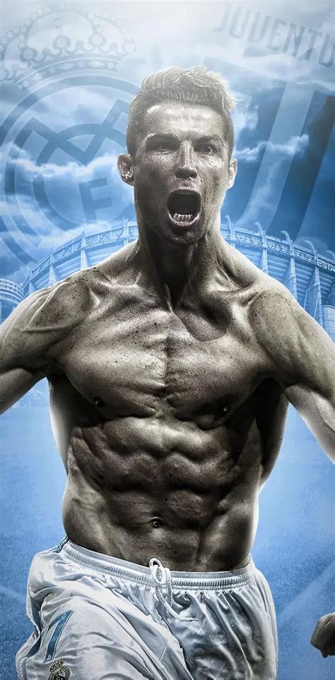 عکس 4k کریستیانو رونالدو اندام فوق‌العاده و سیکس پک شگفت‌انگیزش