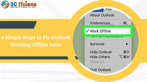 8 Simple Steps To Fix Outlook Working Offline Issue