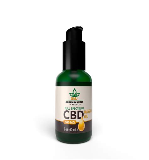 Cbd Massage Oil 60ml Green Mystic Jamaica