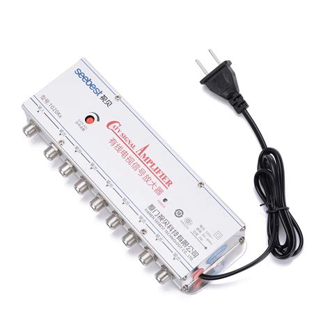 Ac 220v 8 Way Catv Cable Tv Signal Amplifier Amp A Vicedeal