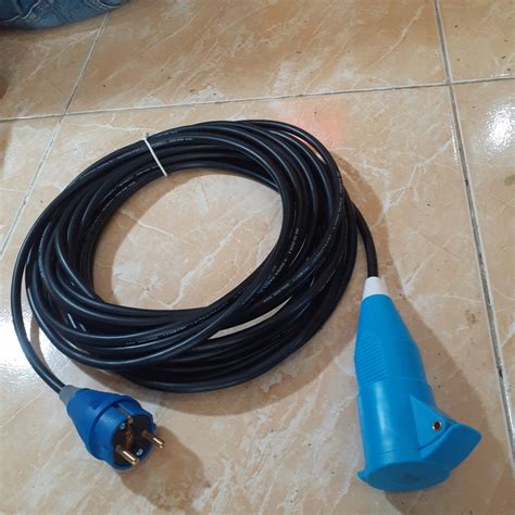 Jual Kabel Extension Penghubung Sambungan Listrik Beban Besar Outdoor 16 Ampere Shopee Indonesia