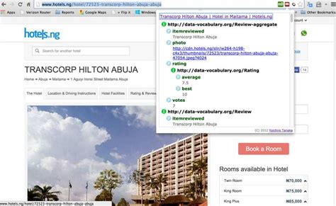 hotels ng html5 microdata based linked data