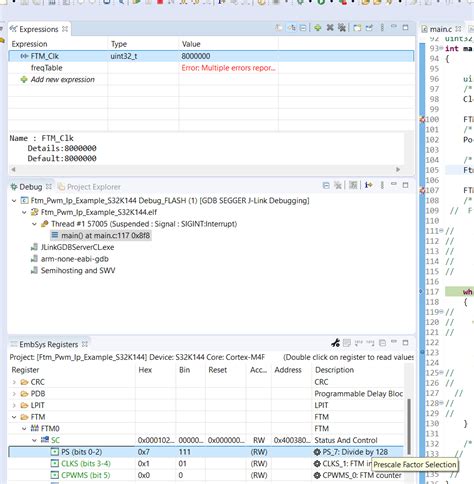 Solved How Is Pwm Frequency Being Calculated In S32k1xx Mcu Nxp Community