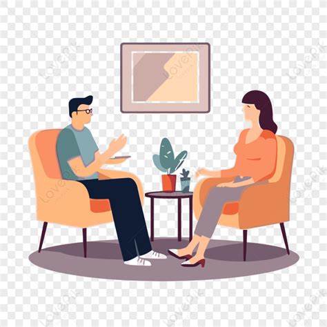 상담 클립 아트 남녀 심리 토론 만화 벡터 Png 일러스트 무료 다운로드 Lovepik