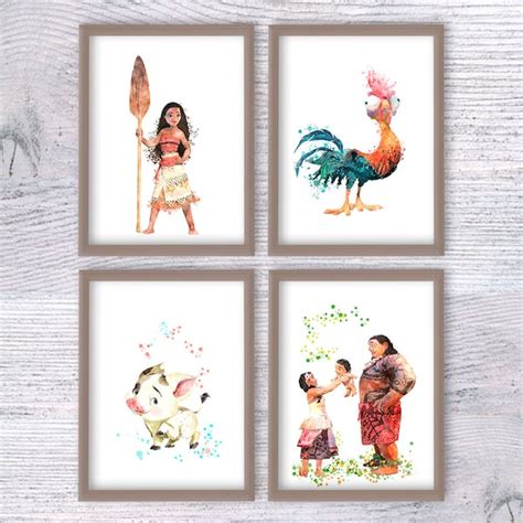 Moana Poster Etsy