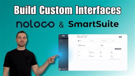 build custom interfaces with noloco smartsuite or airtable noloco