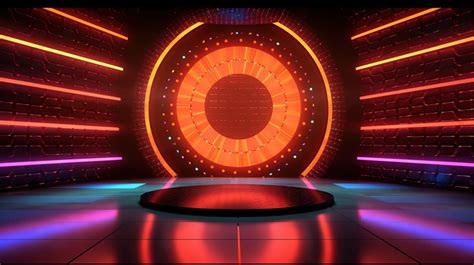 Disco Stage Trade Show Background 3d Rendered Abstract Mockup Backgrounds  Free Download