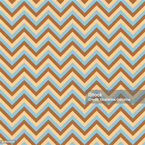 연한 파란색 갈색과 분홍색 선이 있는 완벽 한 쉐 브 론 패턴 벡터 일러스트입니다 드레스 제조 배경 화면 인쇄 선물 포장 및 스크랩북 배경 0명에 대한 스톡 벡터 아트 및