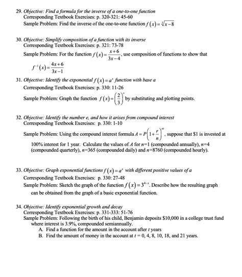 Solved Objective Find A Formula For The Inverse Of A Chegg