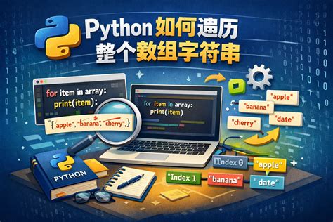 Python如何遍历整个数组字符串