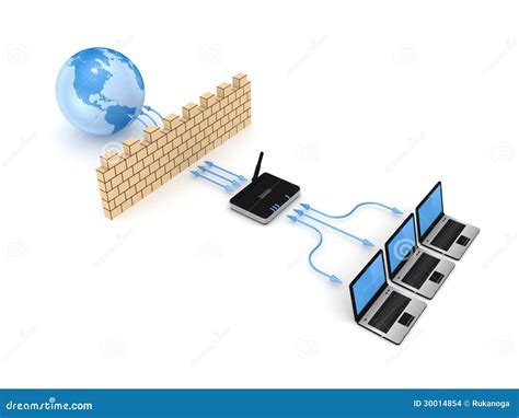 Firewall Concept Stock Illustration Illustration Of Globe 30014854