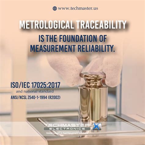 Techmaster Electronics On Linkedin Metrological Calibration Techmasterelectronics Traceability