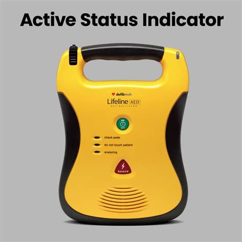 Reminder Check The Active Status Indicator Light On All Your Defibtech… Defibtech Llc