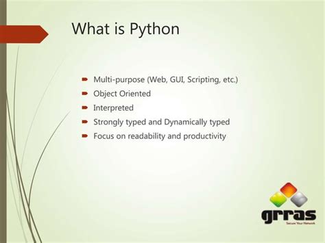 Python Programming Ppt Ppt Programming Languages Computing
