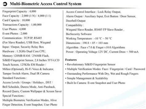 ESSL Probio Multi Biometric Access Face Access Control System At 45000 Piece In New Delhi