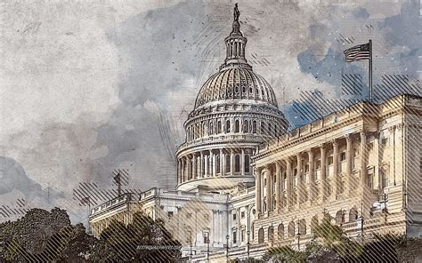 United States Capitol Drawing