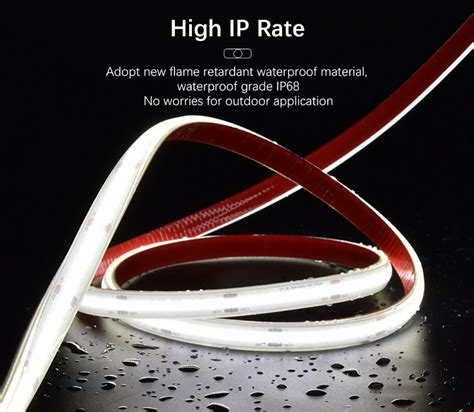 Supply IP68 Waterproof Dotless Flexible COB Led Strip 320 Wholesale Factory Shenzhen Greenland