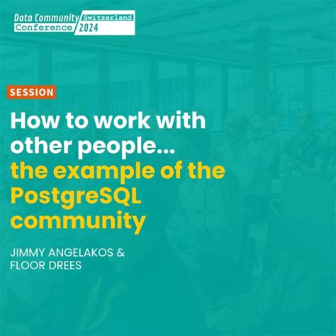 Postgresql Community Mentalhealth Neurodiversity Opensource Postgres Database Conference