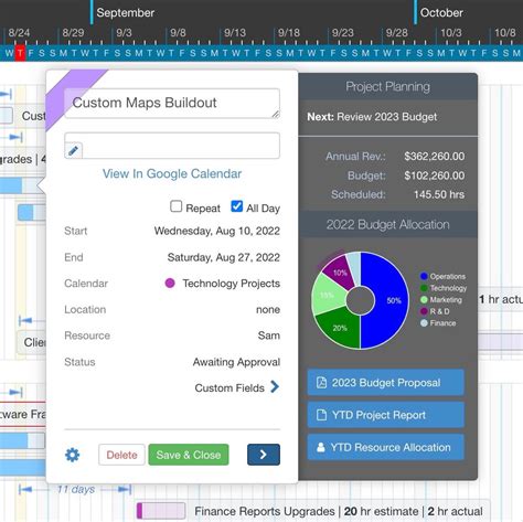 Embed Workflows In Your Calendar With Custom Side Panels Dayback