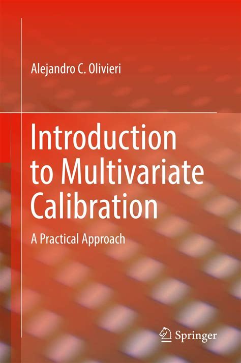 Introduction To Multivariate Calibration A Practical Approach 9783319970967