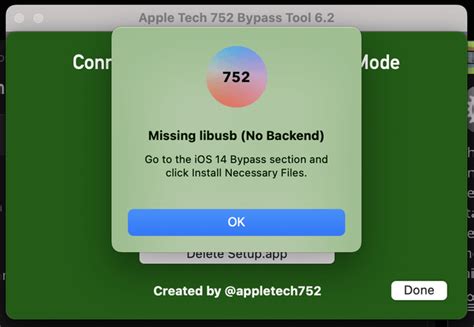 Missing Lilbusb No Backend Rsetupapp