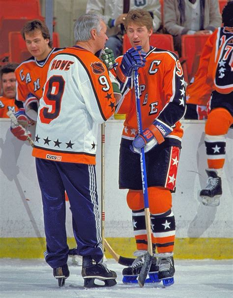 Gordie Howe And Wayne Gretzky