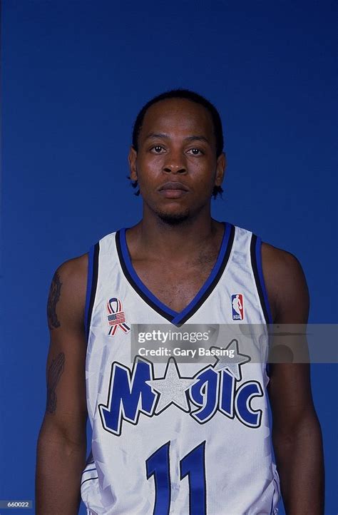 Troy Hudson Of The Orlando Magic Poses For A Studio Portrait On Media