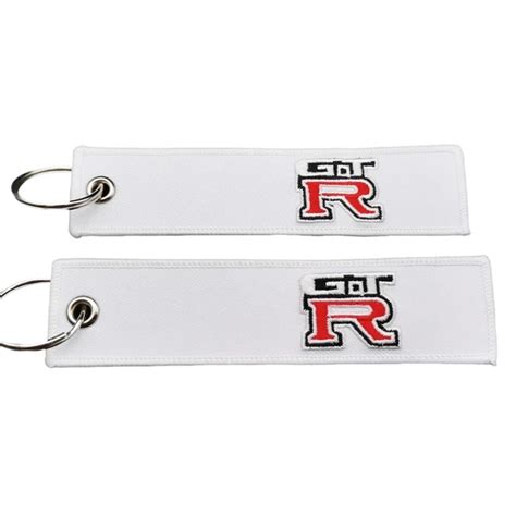 Key Strap Nissan Gtr White