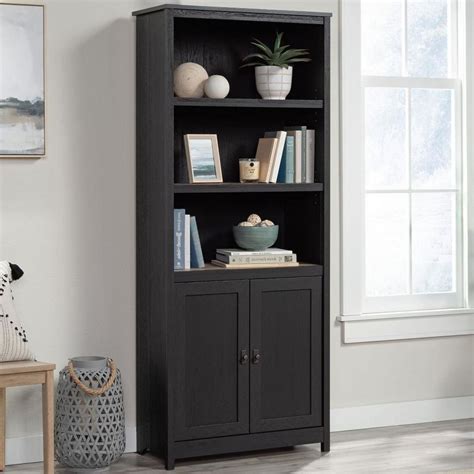 Raven Shaker Style Home Office Bookcase With Cupboard From Our Office