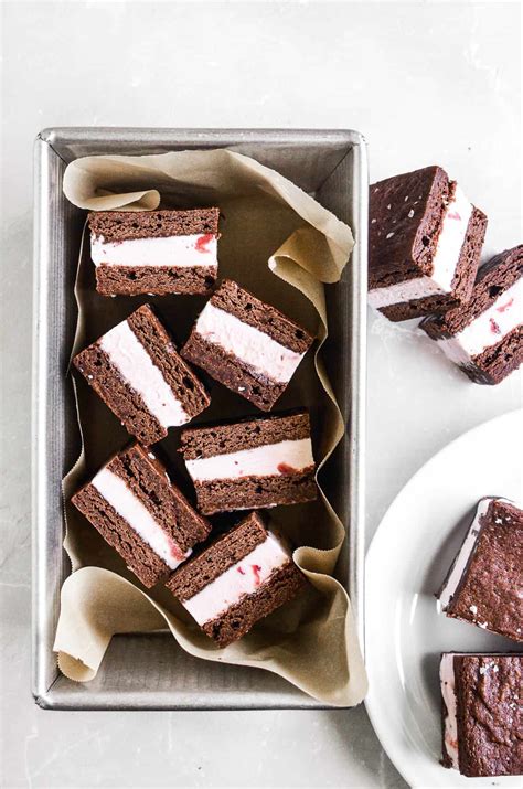 Brownie Ice Cream Sandwich Recipe • The View From Great Island