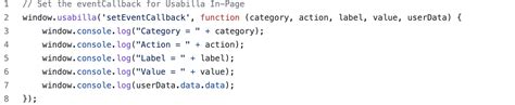 event callbacks getfeedback help