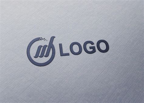 Premium Psd Embossed Logo Mockup