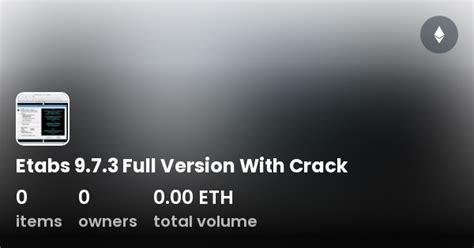 Etabs 9 7 3 Full Version With Crack Collection Opensea