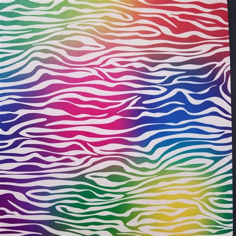 Rainbow Zebra Print Etsy