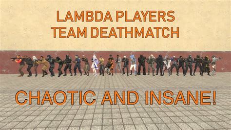 Garrys Mod Lambda Players Team Deathmatch Gameplay Showcase Youtube