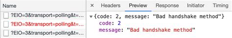 socket Bad handshake method 400 dev zuo 技术日常