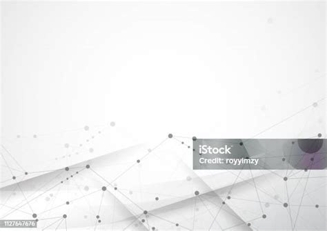 연결 점 들과 라인을 추상화 합니다 연결 과학 배경입니다 벡터 일러스트 레이 션 로우 폴리곤 모델링에 대한 스톡 벡터 아트 및 기타 이미지 로우 폴리곤 모델링 0명