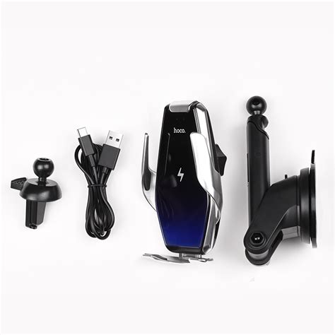 Car wireless charger "S14 Surpass" for dashboard and air outlet - HOCO ...