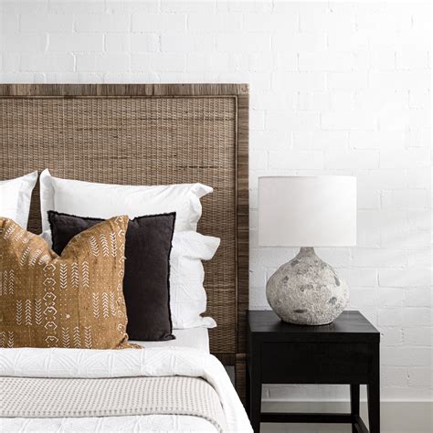 Rattan Queen Headboard Huntley Co For Curators Of Property Styling