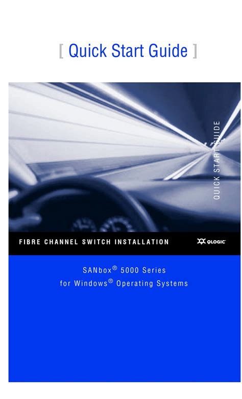 QLOGIC SANBOX 5000 SERIES QUICK START MANUAL Pdf Download ManualsLib