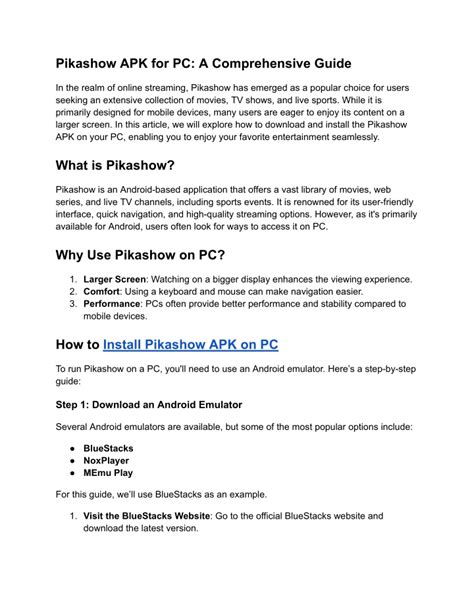 Ppt Install Pikashow Apk On Pc Powerpoint Presentation Free Download Id 13864170