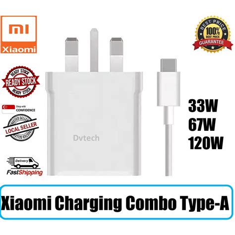 Xiaomi Charging Combo Type A W W W Brand New Fast Shipping Months Official
